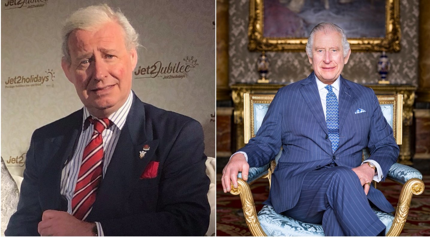 Doble del actual rey Carlos III se ha vuelto famoso por su gran ...